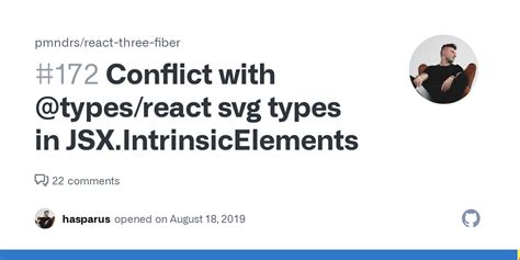 Conflict With Typesreact Svg Types In Jsxintrinsicelements · Issue