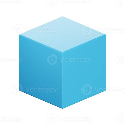 Square Shape 3d Icon Illustration 22187207 Png