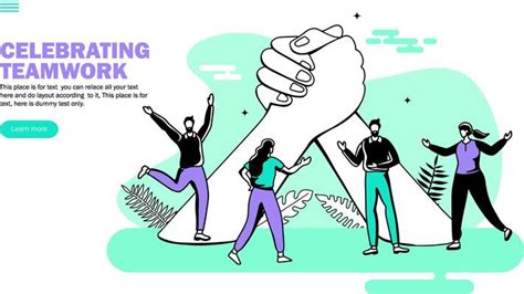 Team Building Background Vector Art Icons And Graphics For Free Download