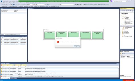 PBrick LV ARM IDE Error One Of The Identified Items Was In An Invalid Format Power PMAC