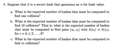 Solved Suppose That H Is A Secure Hash That Generates An Chegg Com