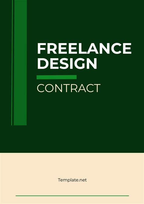 Freelance Design Contract Template To Edit Online