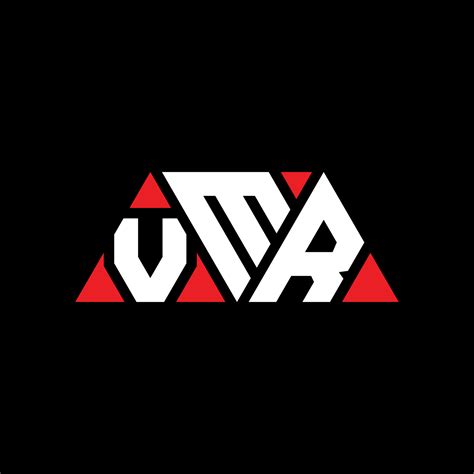Vmr Triangle Letter Logo Design With Triangle Shape Vmr Triangle Logo