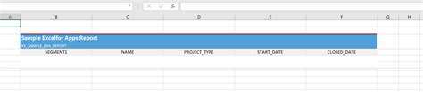 oracle masterminds steps to create excel for apps report