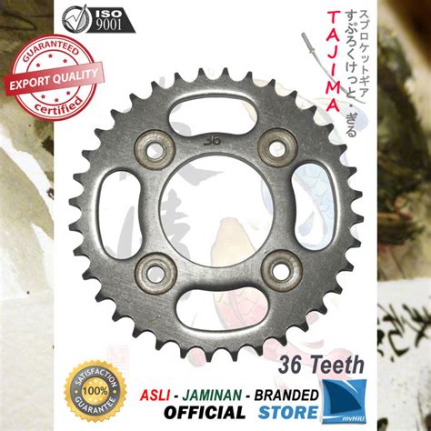 Gigi Tarik 420 36T HONDA Revo FI Gir Belakang Sprocket Gear TAJIMA