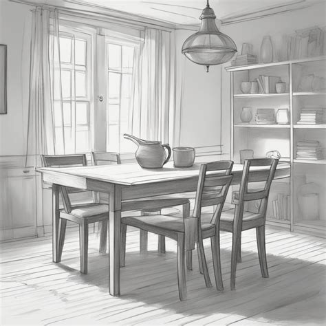 Crafting Perspective A Step By Step Guide On How To Draw A Table Trying Drawing