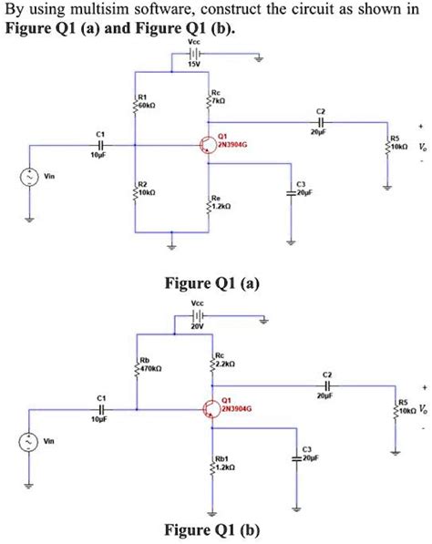Solved A Determine The Base Current For Both Figures B If The Input