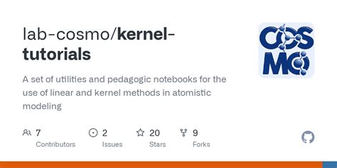 Kernel Tutorials Notebooks LinearMethods Ipynb At Master Lab Cosmo Kernel Tutorials GitHub