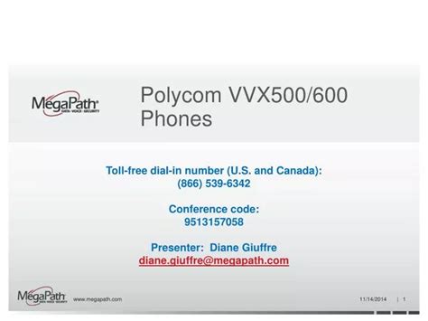 Ppt Polycom Vvx500 600 Phones Powerpoint Presentation Free Download