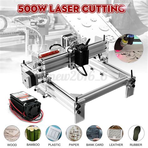 Dc 12v 500mw Diy Mini Laser Engraving Cutting Machine Desktop Printer