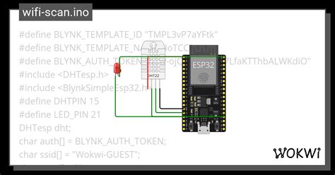 Temperature And Humidity Wokwi Esp32 Stm32 Arduino Simulator