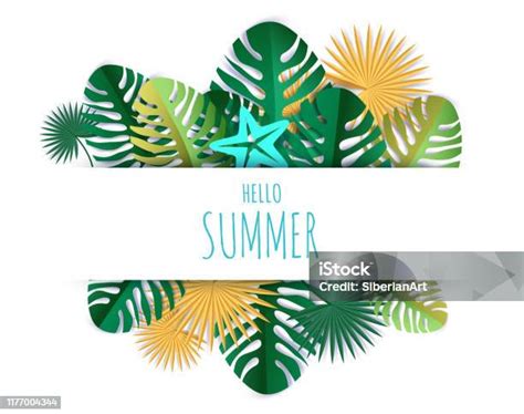 안녕하세요 여름 카드 손 레터링 타이포그래피 벡터 종이 컷 일러스트 0명에 대한 스톡 벡터 아트 및 기타 이미지 0명 3