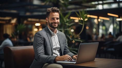 Premium Ai Image Picture Of A Seated Productive Developer Using A