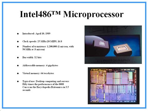 Intel S Microprocessor Comprehensive List Of Microprocessors