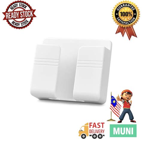 Handphone Holder Wall Phone Holder Remote Control Holder Pemegang