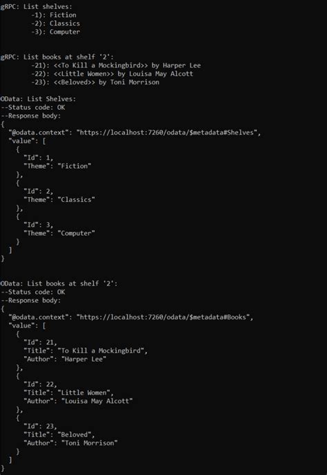 tutorial build grpc and odata in asp core odata