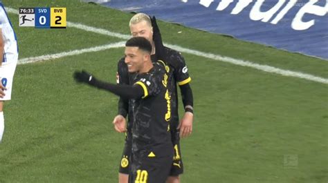 Video Jadon Sancho Produces Fantastic Assist On Borussia Dortmund