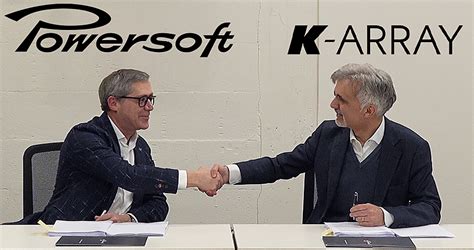 powersoft acquires 51 of share capital of k array with option to