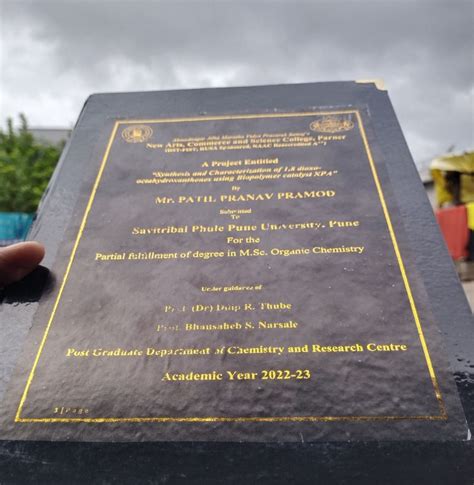 Pranav Patil On Linkedin Research Project Gratitude Science Chemistry