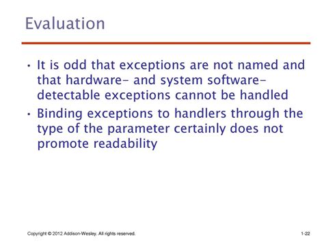 exception handling and event handling ppt download