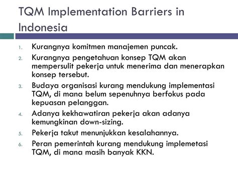 PPT TQM Implementation PowerPoint Presentation Free Download ID 3439492