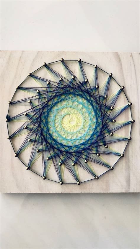 String Art Spiral String Art Spiral Art
