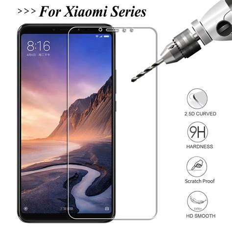 D Tempered Glass For Xiaomi Mi Max SE T A A Lite Pro Mix S Pocophone F Redmi K