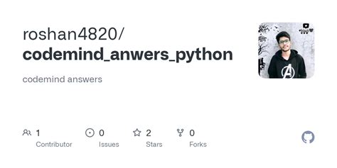 Github Roshan4820codemindanwerspython Codemind Answers