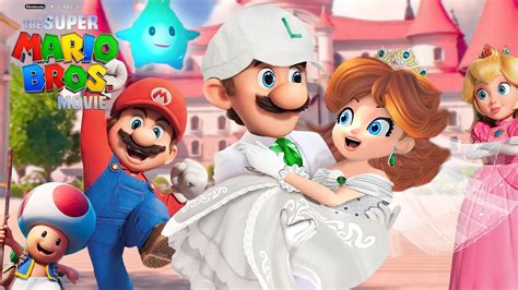 Mario And Peach And Luigi And Daisy Wedding