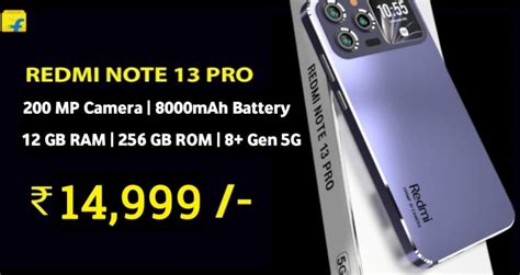 Redmi Note 13 Pro Max 5g 8000mah Battery 250mp Camera 12gb Ram