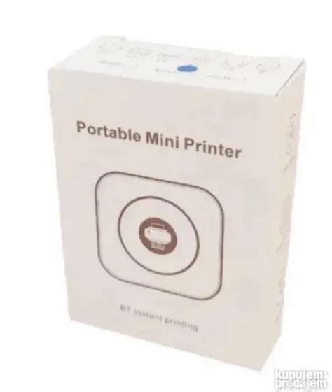 Stampač Mini Prenosivi Stampac Za Mobilni Telefon Kupujemprodajem