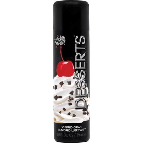 Wet® Desserts® Lubricante Con Sabor A Crema Batida El Jardin
