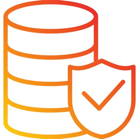 Database Security Generic Gradient Icon