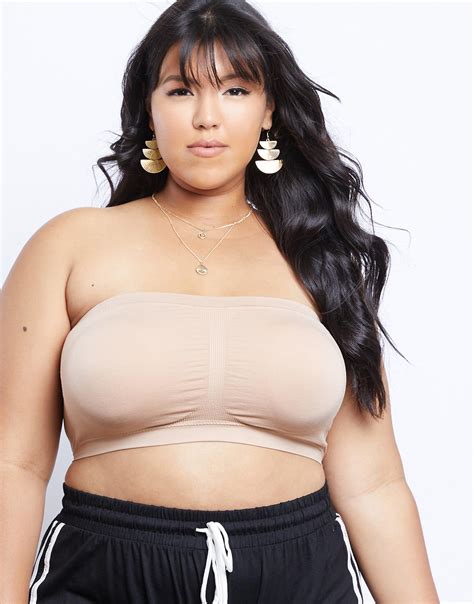 Plus Size Padded Bandeau Plus Size Bandaeu Bra 2020ave