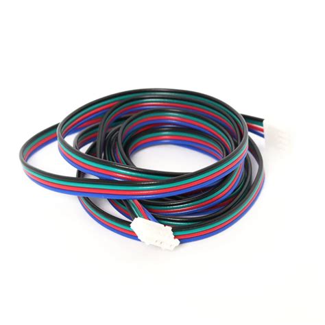 Stepper Motor Cable With White Connector 1 5m 3d Printing Usa