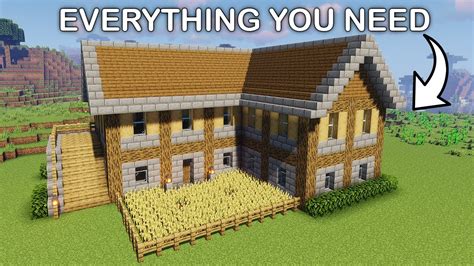 Minecraft Ultimate Survival House Tutorial🏠 Youtube