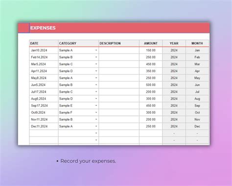 Easy Accounting Spreadsheet Simple Google Sheets Template For Small Business Bookkeeping Track