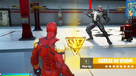 NOVO CHEFE MÍTICO VENOM NO FORTNITE TEMPORADA 4 MARVEL YouTube