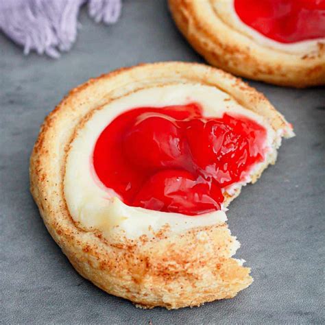 Easy Cherry Cream Cheese Crescent Rolls Danish Recipe Recipes From