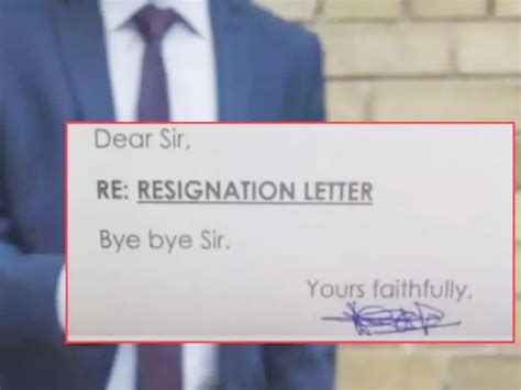 Worlds Smallest Resign Letter Viral On Twitter Viral News In Marathi
