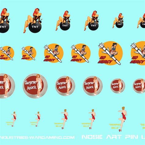 Waterslide Decal Pinup Etsy