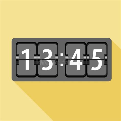 Analog Flip Airport Board Countdown Timer Retro Scoreboard Modern Ui