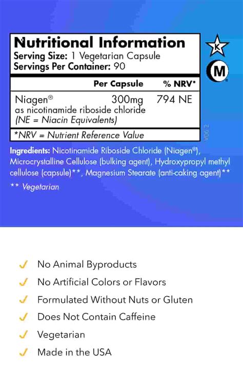 Tru Niagen 300 Mg Pure Nicotinamide Riboside Livehelfi