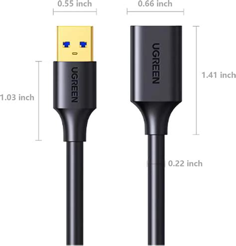 Ugreen Extensor Usb Cable De Extensión Usb 30 Macho A Hembra Cable Usb