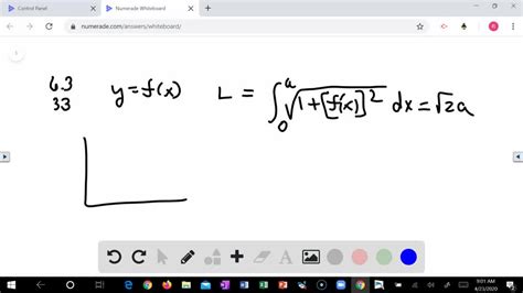 Is There A Smooth Continuously Differentiable Curve Y F X Whose Length Over The Interval 0 ≤x