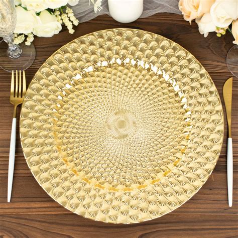 Charger Plate Gold Peacock Acrylic Rebel Party Rentals