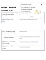 Exploring Gothic Literature Origins Conventions And Archetypes Course Hero