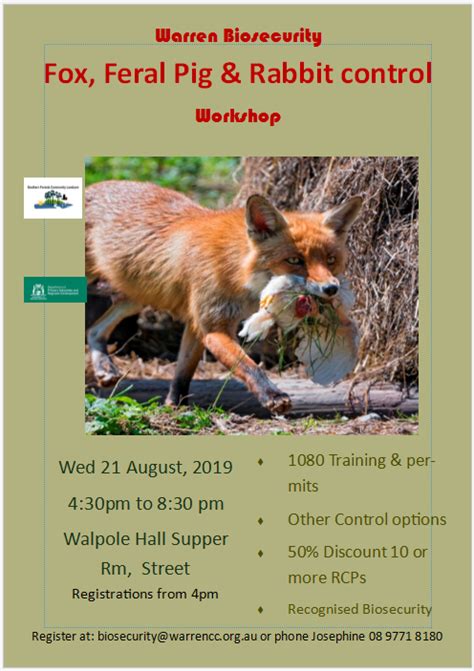 Tomorrow Is Our Weed Workshop In Warren Biosecurity Inc Facebook