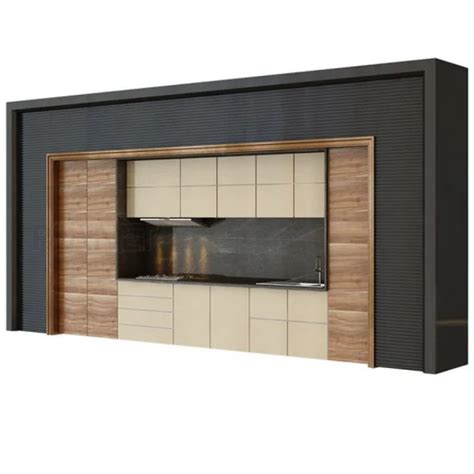 Complete High Quality Italian L Shaped Particle Board Flat Pack Kitchen