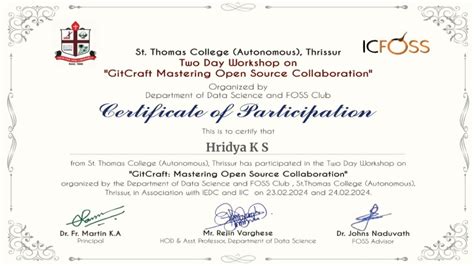 Hridya K S On Linkedin Github Opensourcecommunity